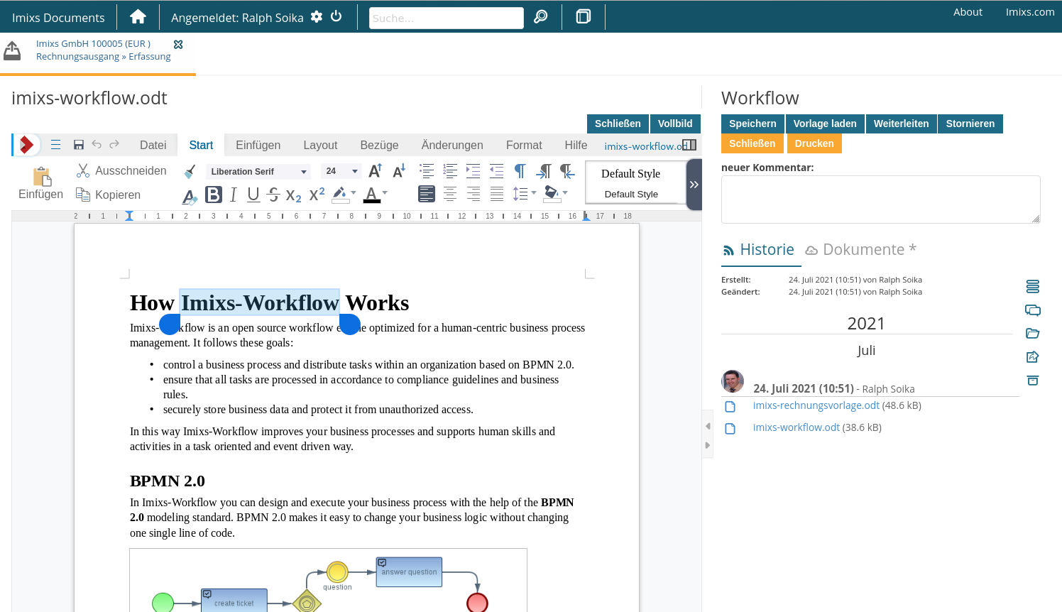 Imixs-Office-Workflow | The Open Source Workflow Solution For Your Business