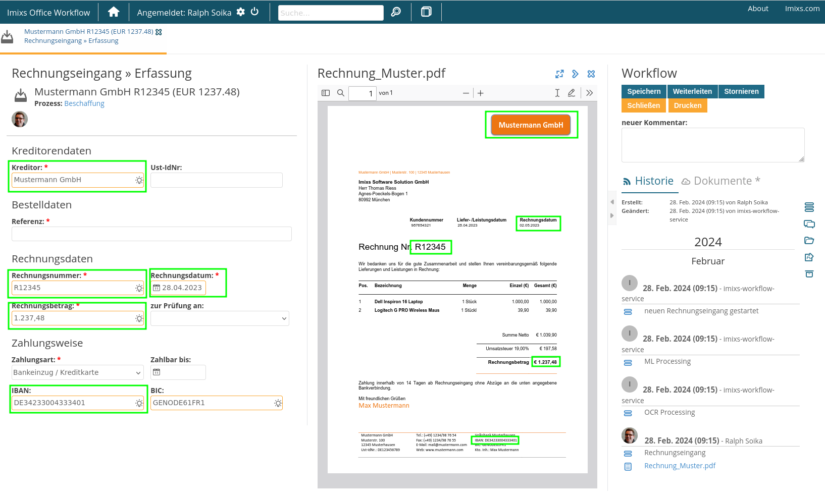 Invoice Processing With Imixs AI - Imixs-Office-Workflow Invoice Processing With Imixs AI - Imixs-Office-Workflow